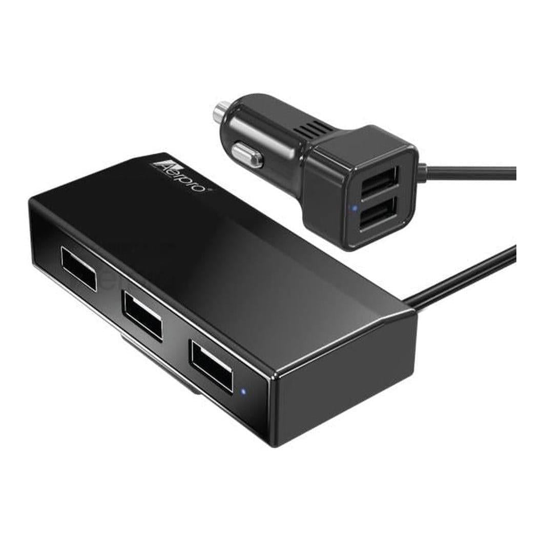 Aerpro 12V / 24V 5 Port In Car USB 9.6A Charger with Remote ...