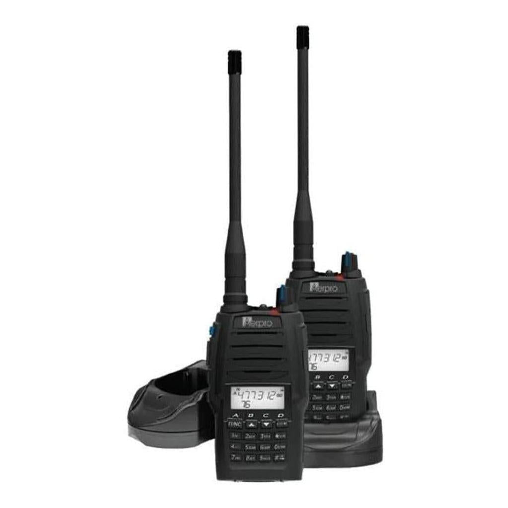 Aerpro Handheld 5W UHF CB Radio 80 Channel Rechargeable - Twin Pack ...