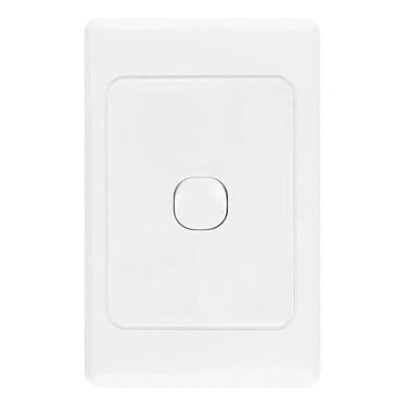 Iluma 1 Gang Vertical Light Switch White – Caravan and Camping Aus