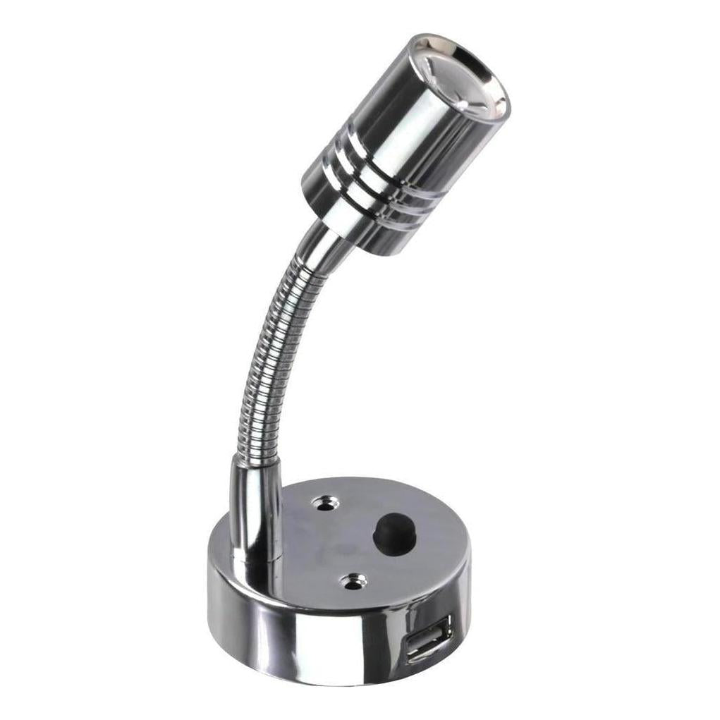 Iluma 10-24V Reading Light Flexible Dimmable Dual Color Blue/White ...