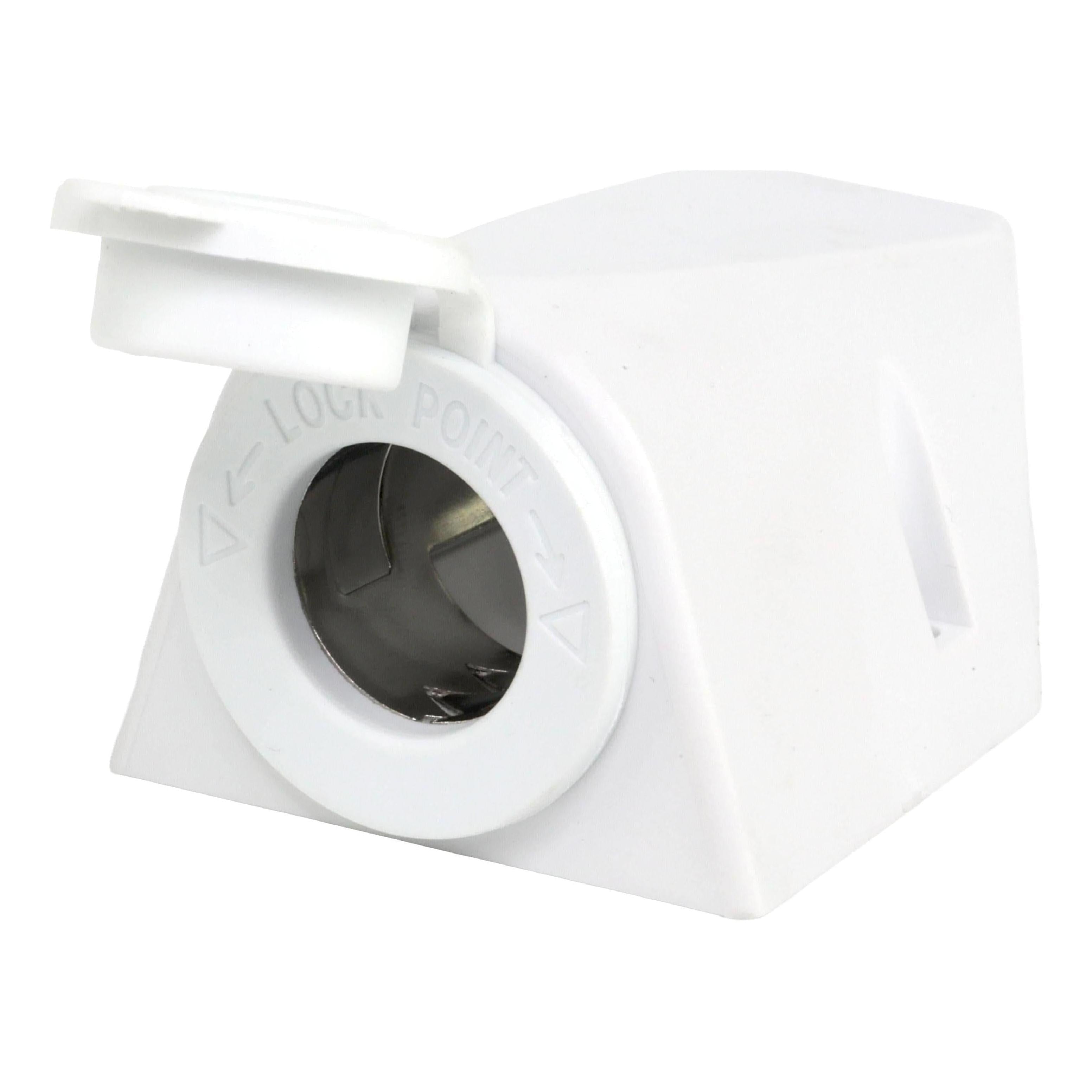 Iluma 12v Surface Mount Accessory Socket Single White – Caravan and ...