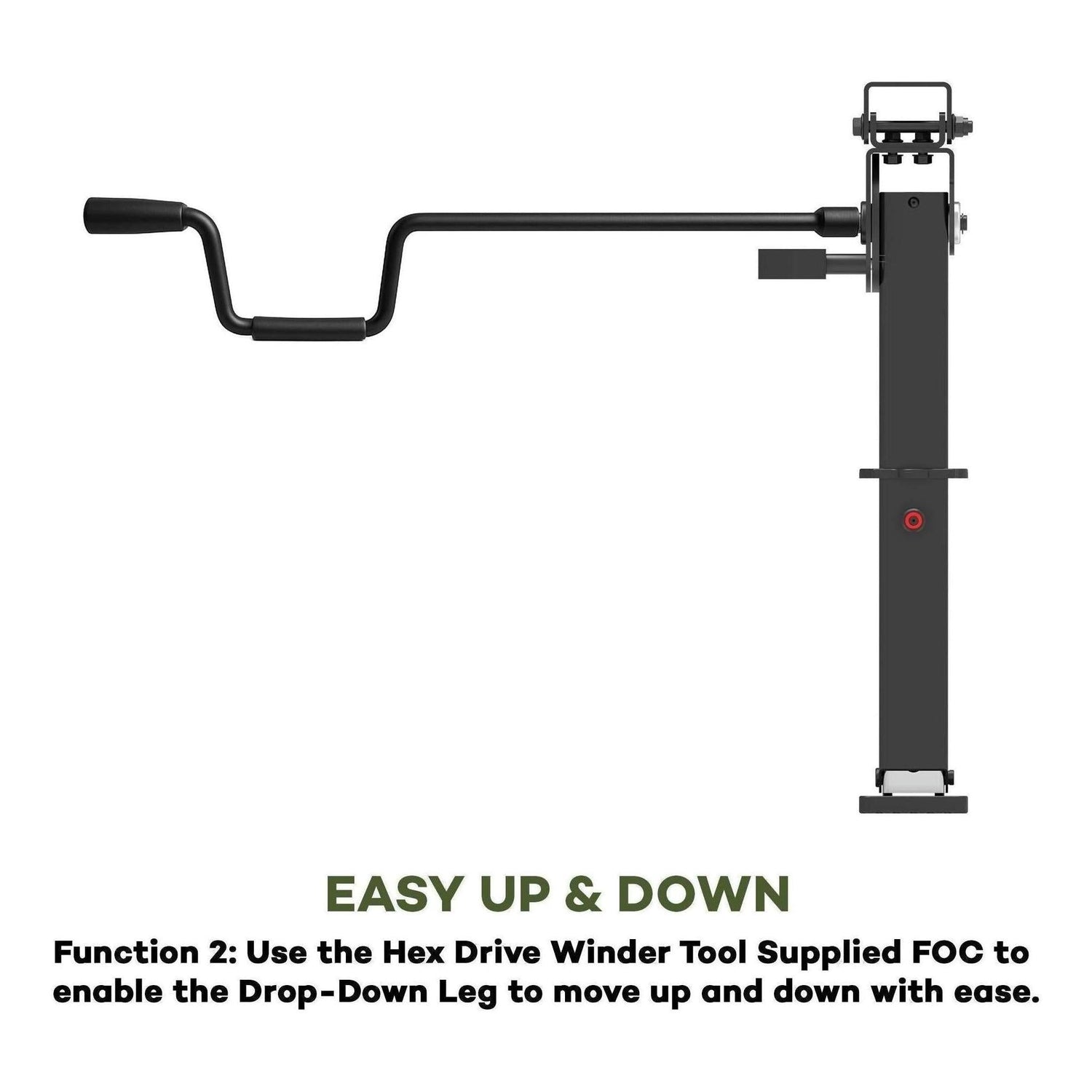 Iluma Telescopic Drop Down Stabilizer leg Corner Steadies 550 - 880mm ...