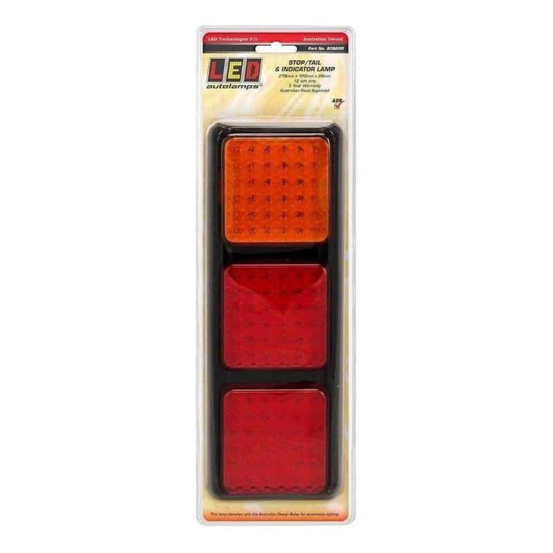 LED Autolamp 12V Combination Stop/Tail/Indicator Lamp 278x100x28mm ...