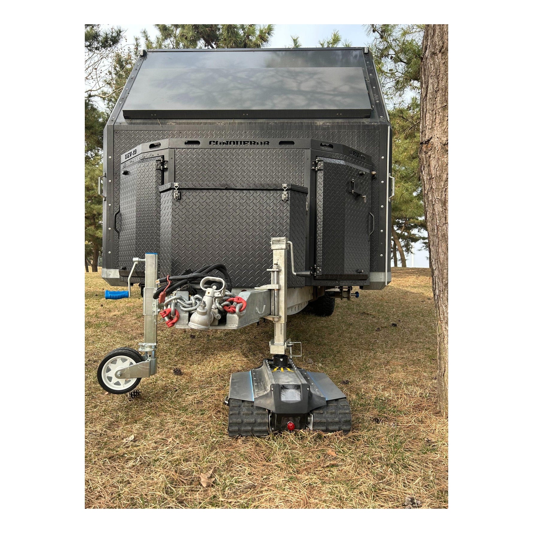 Optitec All Terrain Heavy Duty Caravan Remote Controlled Mover 4500Kg ...