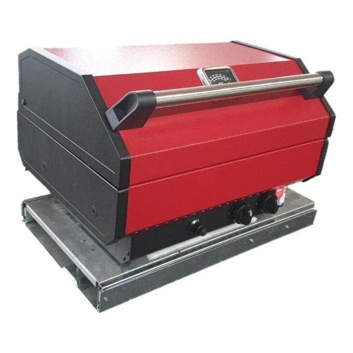 Swift 3 Way Black and Red Slide Out BBQ Kitchen – Caravan and Camping Aus